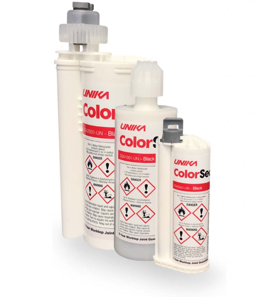 Solid Surface Worktop Adhesive - Unika ColorSeam - About ColorSeam
